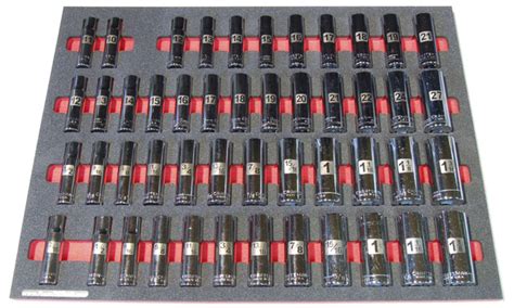 Foam Organizers For Shadowing Sockets
