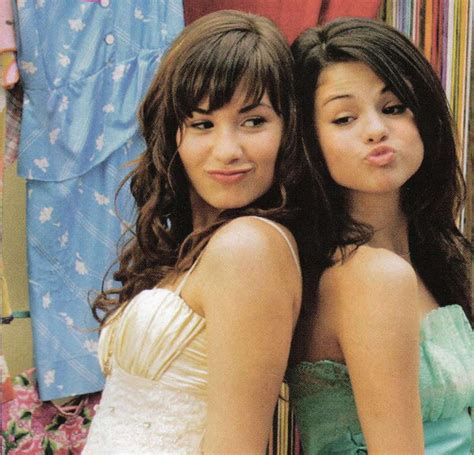 Demi Lovato And Selena Gomez Kissing