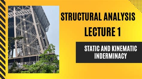 Lecture1 Structural Analysis Degree Of Static And Kinematic