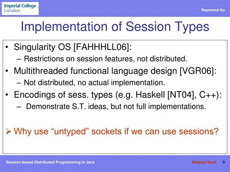 Ppt Session Based Distributed Programming In Java Powerpoint