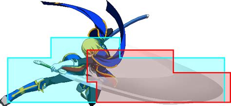 File BBCF Jin Kisaragi 3C Hitbox Png Dustloop Wiki