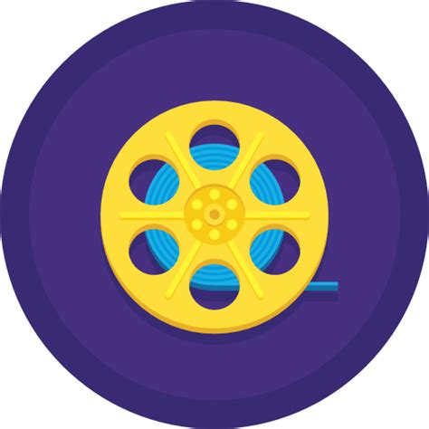 Film Reel Lineal Icon