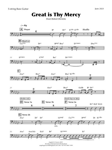 Gitm 5 String Bass Guitar Pdf