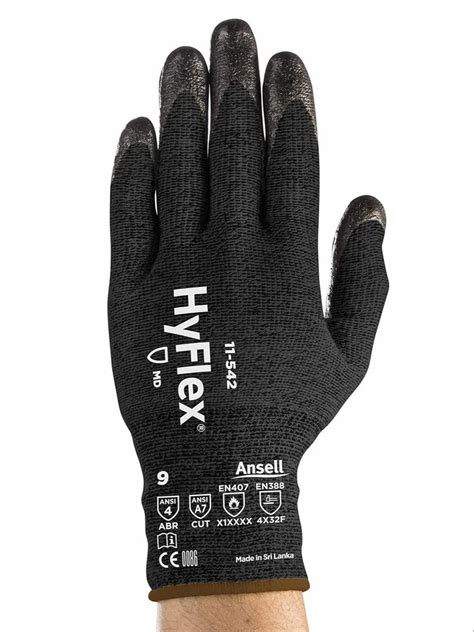 Nylon Hyflex 11542 Hand Gloves For Machine Operation At ₹ 755pair In