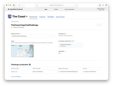 Manage Challenges Configure Game Center App Store Connect Help Apple Developer