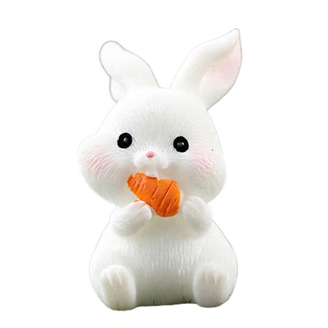 Leadrop Cake Decoration Clear Lines Widely Usage Decorative Mini Cute Rabbit Ornament For