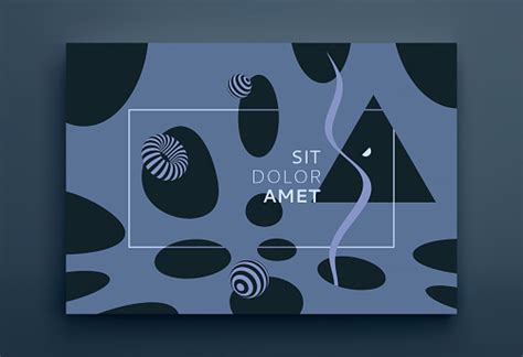 추상 3d 기하학적 배경 미래 스타일의 벡터 일러스트레이션 배너 전단지 포스터 커버 또는 브로셔를 디자인합니다 3차원 형태에 대한 스톡 벡터 아트 및 기타 이미지 Istock