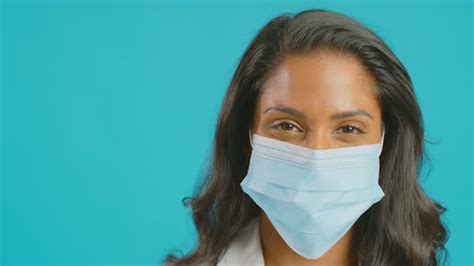 30 Nurse Mask Blue Background Stock Videos And Royalty Free Footage