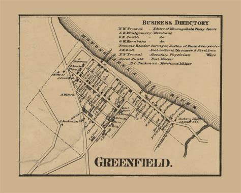Greenfield Village East Pike Run Township Pennsylvania 1861 Old Town