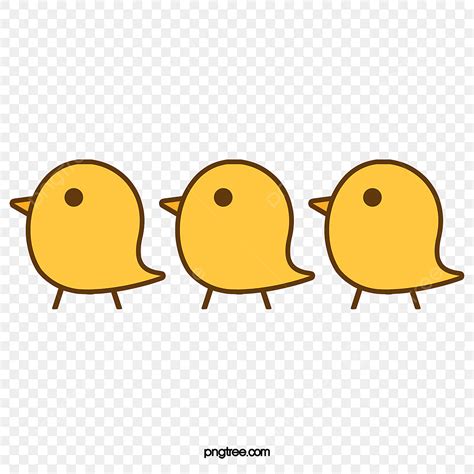 만화 병아리 일러스트 만화 클립 아트 만화 병아리 세 마리 Png 일러스트 및 Psd 이미지 무료 다운로드 Pngtree