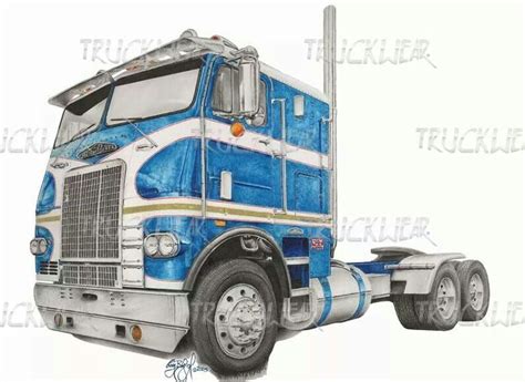 Pin By James Seidl On Truck Art Freightliner Trucks Freightliner Truck Art