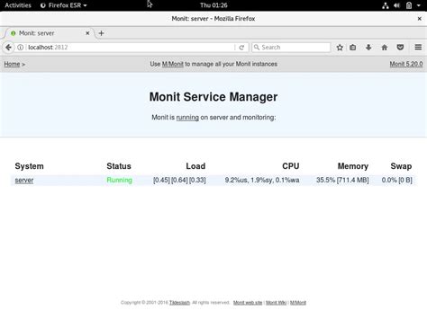 How To Install And Use Monit On Debian 9 Ubuntu 1604