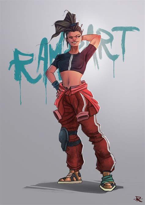 Rampart Roger Matallana On Artstation At Https Artstation Com Artwork Oamnao Apex Fan