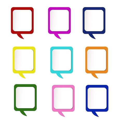 Premium Vector Text Bubble Vector