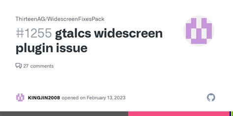 Gtalcs Widescreen Plugin Issue · Issue 1255 · Thirteenagwidescreenfixespack · Github