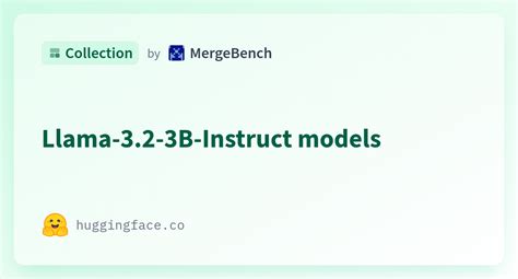 Llama 32 3b Instruct Models A Mergebench Collection