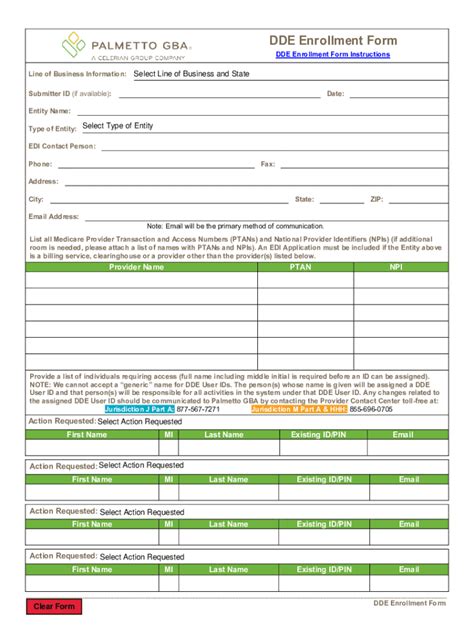 Fillable Online Dde Enrollment Form Fill And Sign Printable Template