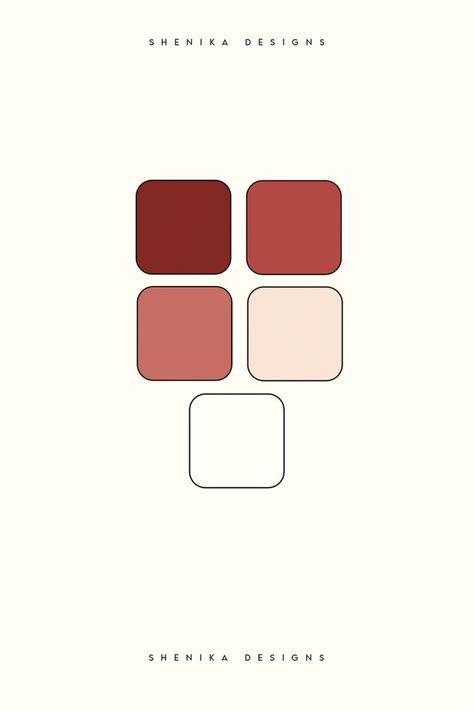 Red And Nude Colour Palette Inspiration Nude Color Palette Web Design Colour Palette