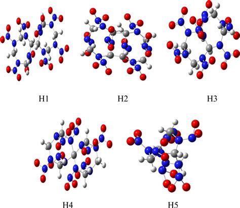 Optimized Molecular Structures Of The Title Compounds Download Scientific Diagram