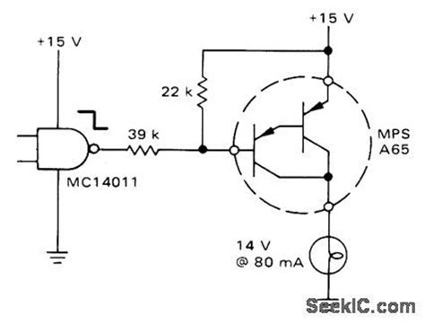 LOW LEVEL ACTIVATION BY CMOS Power Supply Circuit Circuit Diagram SeekIC Com
