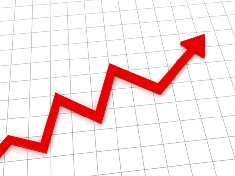 Gráfico de flecha de negocios Foto Premium