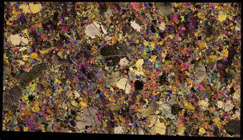 Peridotites Josephine Peridotite Harzburgite Full Thin Section In