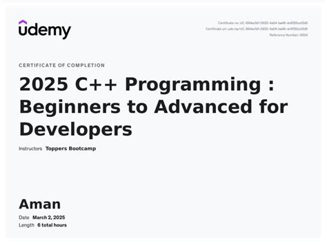 Cplusplus Programming Udemy Learning Coding Developers Aman ㅤ