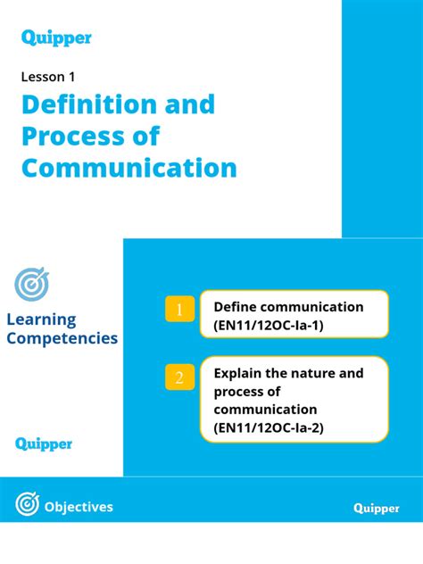Oral Communication Unit 1 Lesson 1 Definition And Process Of Communication Download Free Pdf