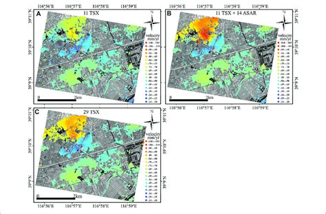 Deformation Rate Derived From A 11 Tsx Acquisitions Using The Download Scientific Diagram