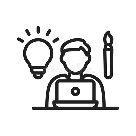 Graphic Designer Icon Vector Image Stock Vector Illustration Of Palette Concept 312603623