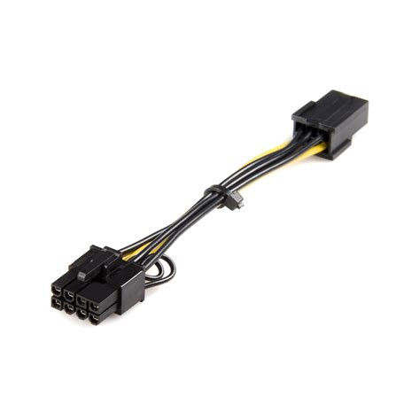 Startech Pci Express 6 Pin To 8 Pin Power Adapter Cable Itlinks Computers Maitland