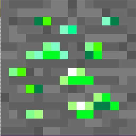 Proper Better And Improved Emerald Ore Minecraft Texture Pack