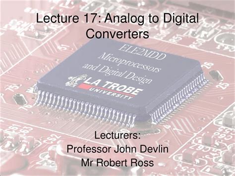 Ppt Analog To Digital Converters In Electronics Powerpoint