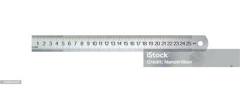 평면도 현실적인 금속 센티미터 눈금자 흰색 배경에 고립된 측정 도구 35 Sm Cm 미터 악기 자물쇠 제조공 또는 목수 공예품 및 학용품 3차원 형태에 대한 스톡 벡터 아트