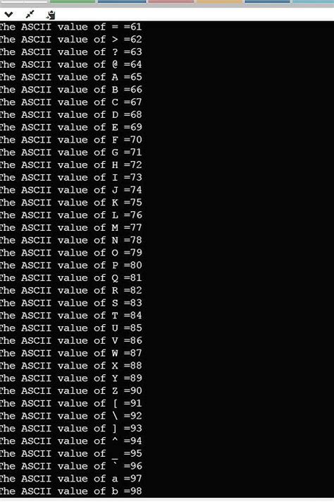 C Program To Print Ascii Values Using While Loop Short Youtube