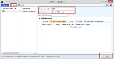 Dynamics Ax Tips Import Main Accounts Using Data Import Framework Ax