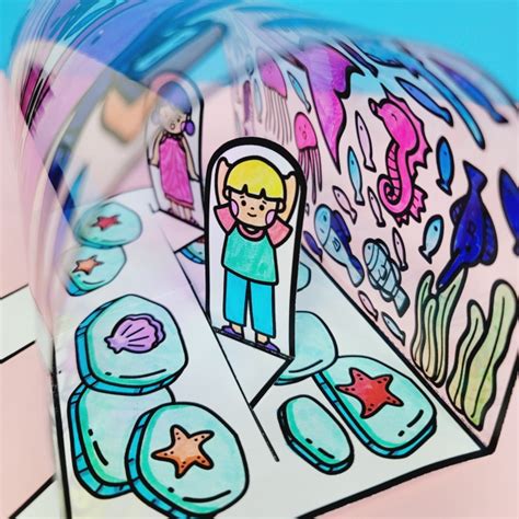 바다 터널 탐험 놀이아쿠아리움 놀이여름 미술 네이버 블로그