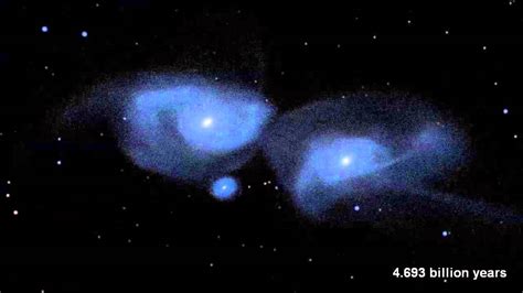 Colliding Galaxies Simulation