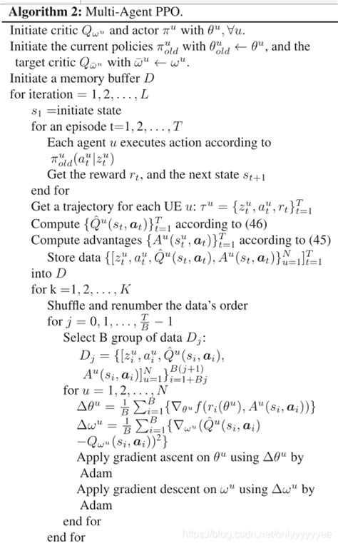 多智能体强化学习之mappo理论解读 Csdn博客