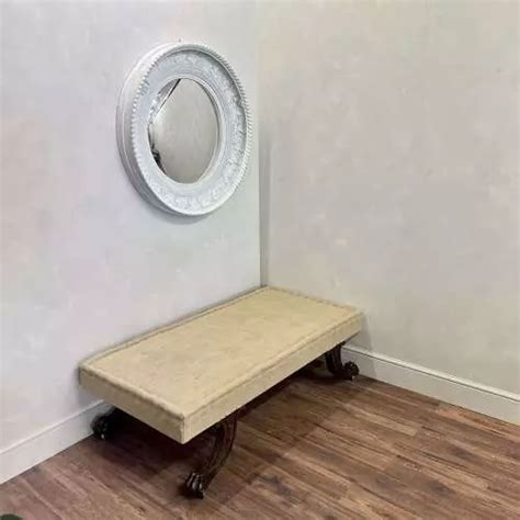 Large Scale Convex Plaster Mirror In Antique Bathroom Mirrors
