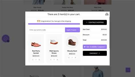 Woocommerce Ajax Cart And Added To Cart Popup Floating Sliding Popup All In One Cart Checkout