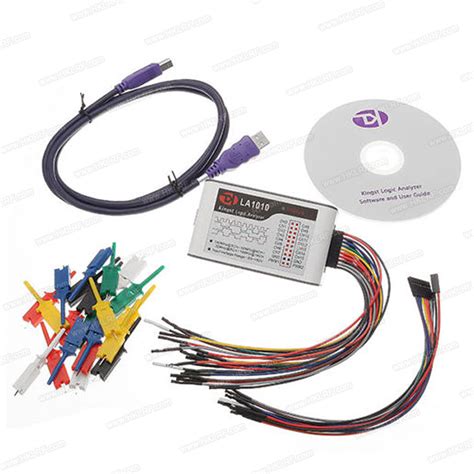 LA1010 USB Logic Analyzer 100M Max Sample Rate 16 Channel MCU ARM FPGA Deb