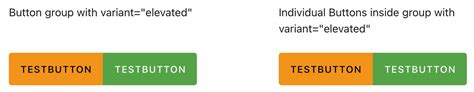 Bug Report 315 Variantelevated Not Working On Button Groups