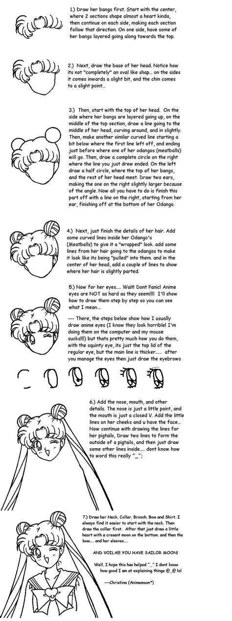 How To Draw Sailor Moon