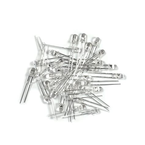 100pcs White Light Emitting Diodes White Turn Whit Grandado