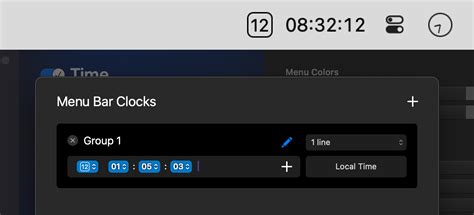 Menu Bar Clock Format Examples