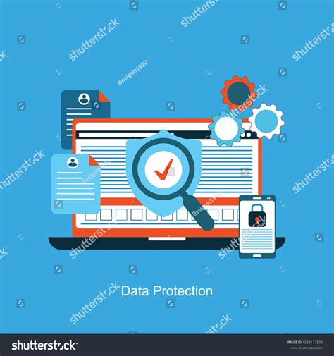 Secure Internet Concept Illustration Stock Vector Royalty Free 1583117899 Shutterstock