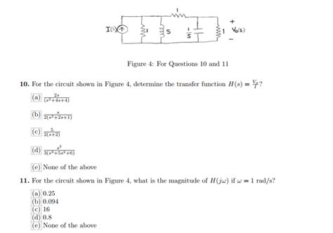 Solved For The Circuit Shown In Figure Determine The Chegg