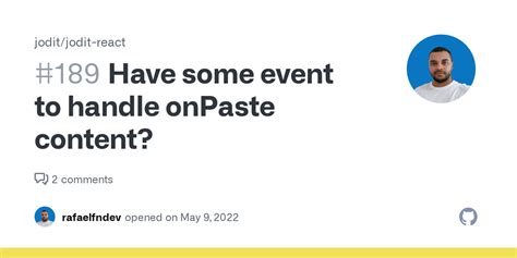 Have Some Event To Handle OnPaste Content Issue 189 Jodit Jodit