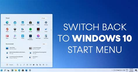 How To Switch Back To Windows Start Menu In Windows